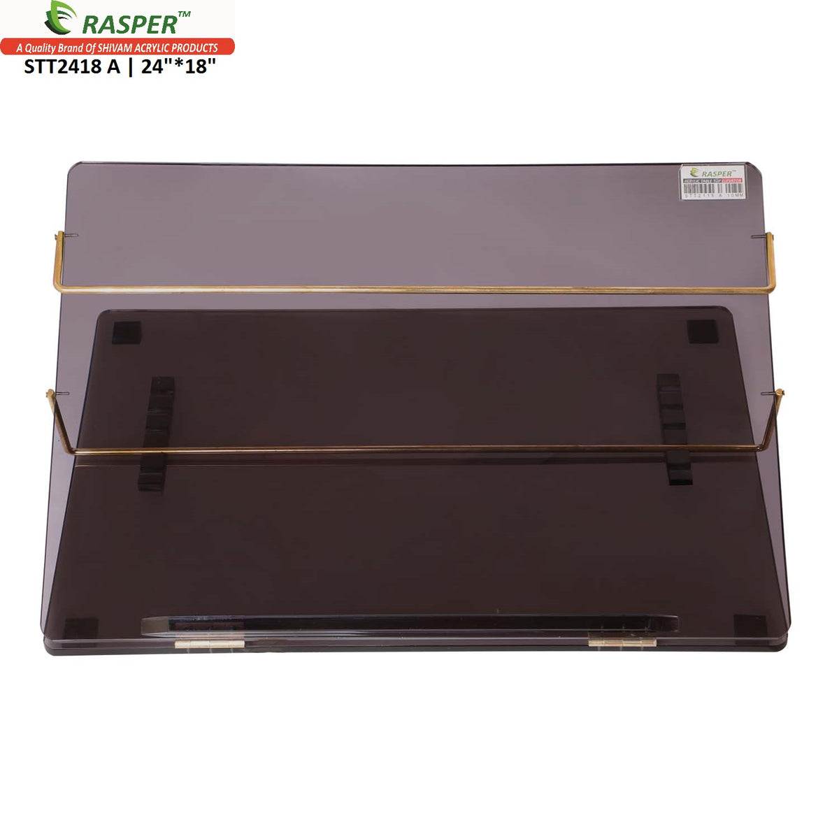 Rasper Smoke Acrylic Writing Desk Table Top Elevator (BIG SIZE 24x18 I ...